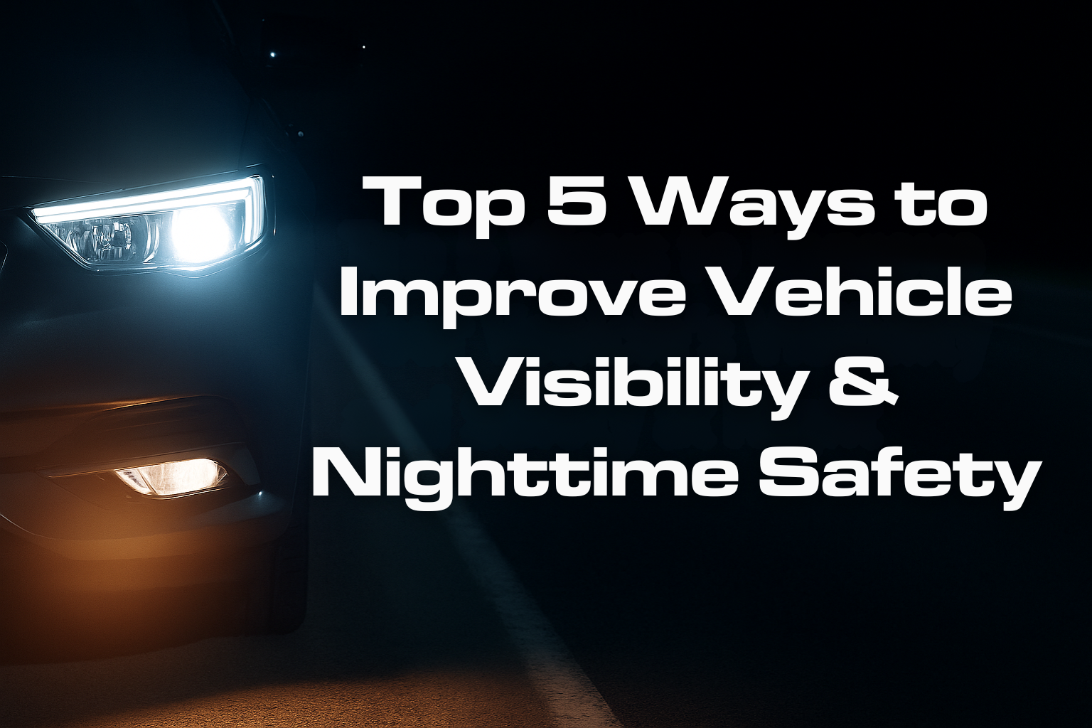 Top 5 Ways to Improve Vehicle Visibility & Nighttime Safety | Z-Flash