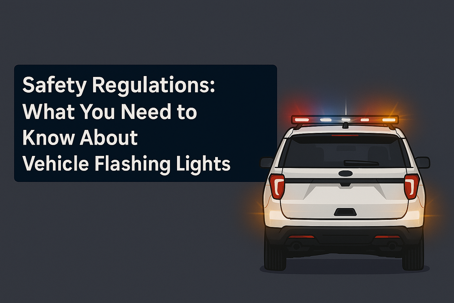 Safety Regulations: What You Need to Know About Vehicle Flashing Light ...